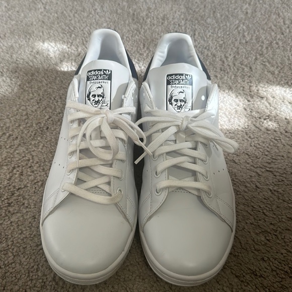 adidas | Shoes | White Adidas Sneakers Size 5 Males | Poshmark